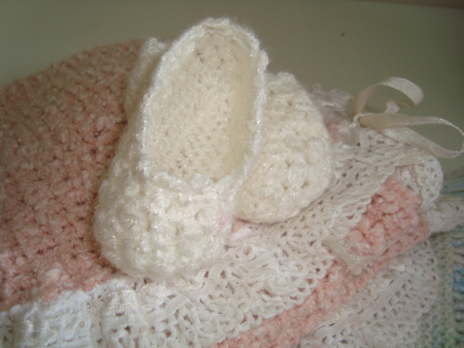 ♥ಌஜღ♥ Bocomoco ♥ಌஜღ♥: Sapatinho para Bebê em Crochê