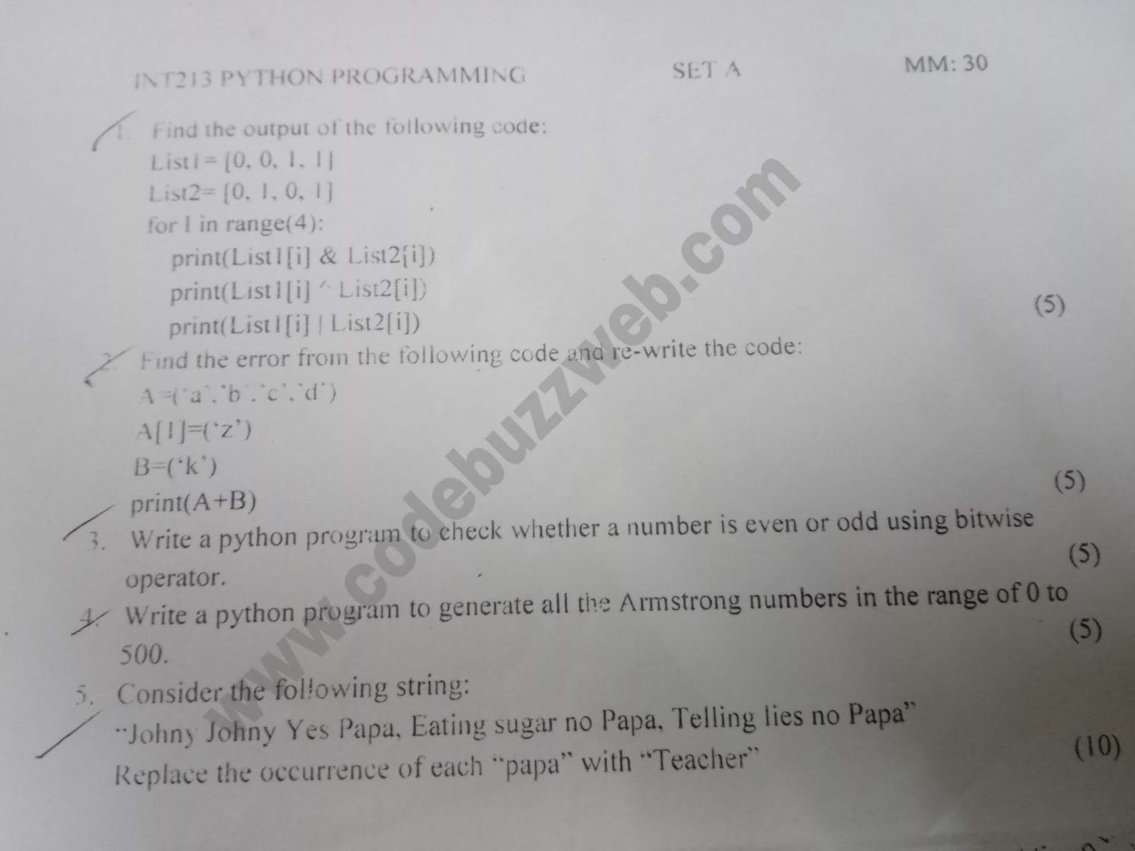 Int213 Python Programming Ca Set A Set B Lovely