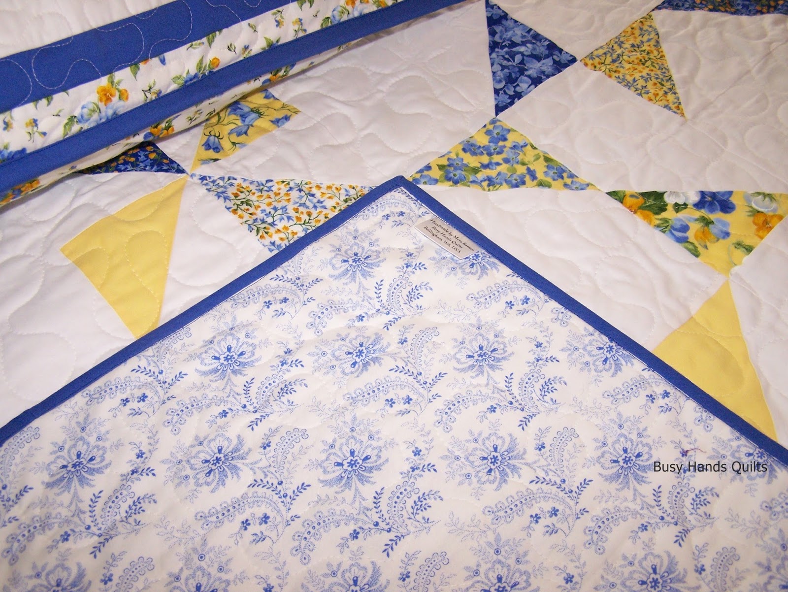 Busy Hands Quilts: Custom Full-Size Starboard Quilt in Summer Breeze {a ...