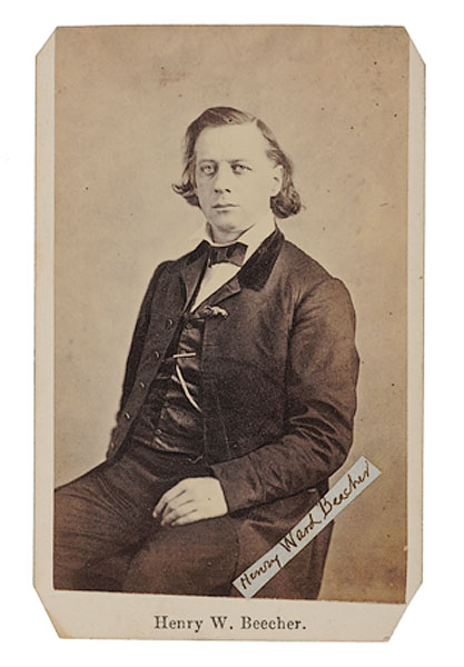 The Civil War of the United States: Henry Ward Beecher, born June 24, 1813