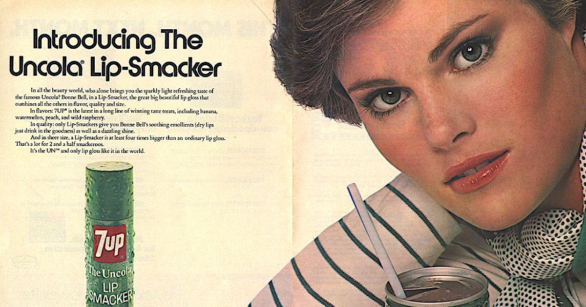 1976 'The Uncola Lip-Smacker' ad