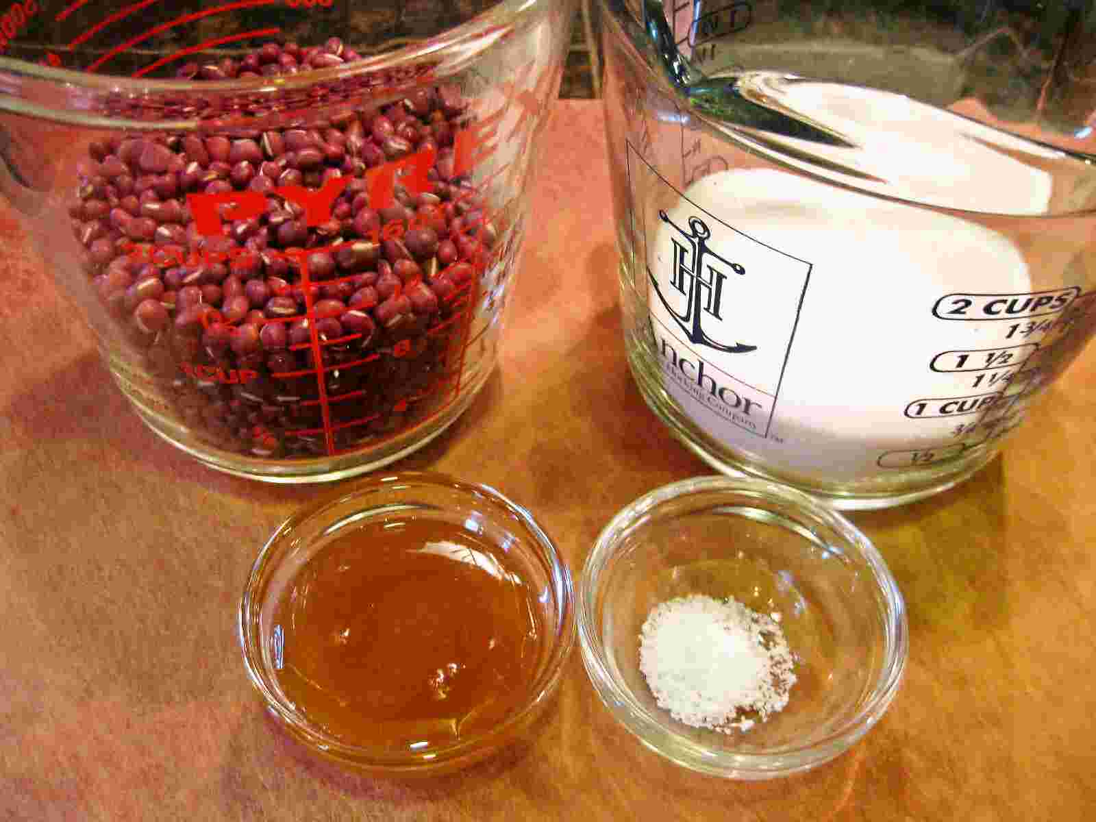 Recipes for Tom: Tsubuan / sweetened crumbly azuki bean paste