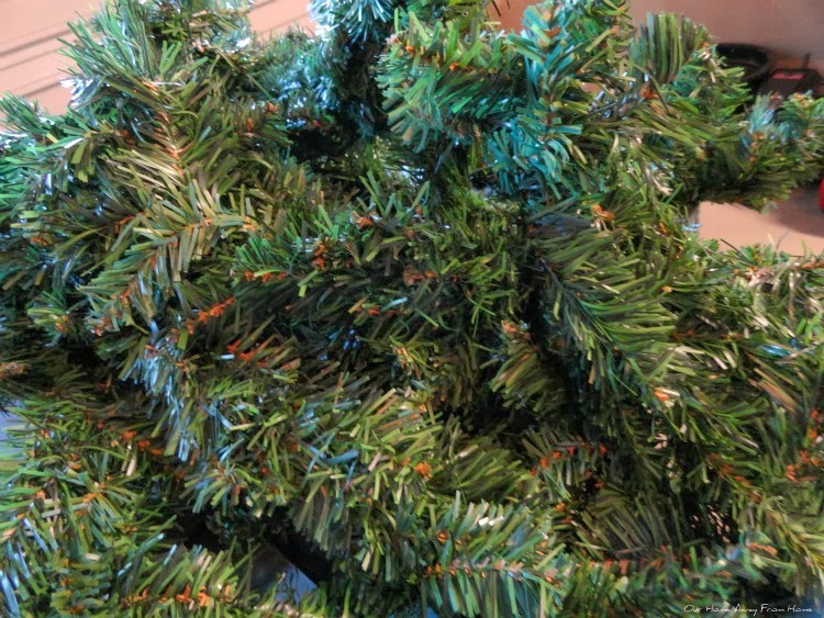 Our Home Away From Home: TWO WAYS TO MAKE CHRISTMAS GARLAND WITH DOLLAR ...