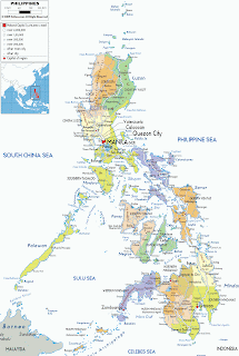 Filippinerne - Geographical Kort over Filippinerne ~ Klima Naturali™