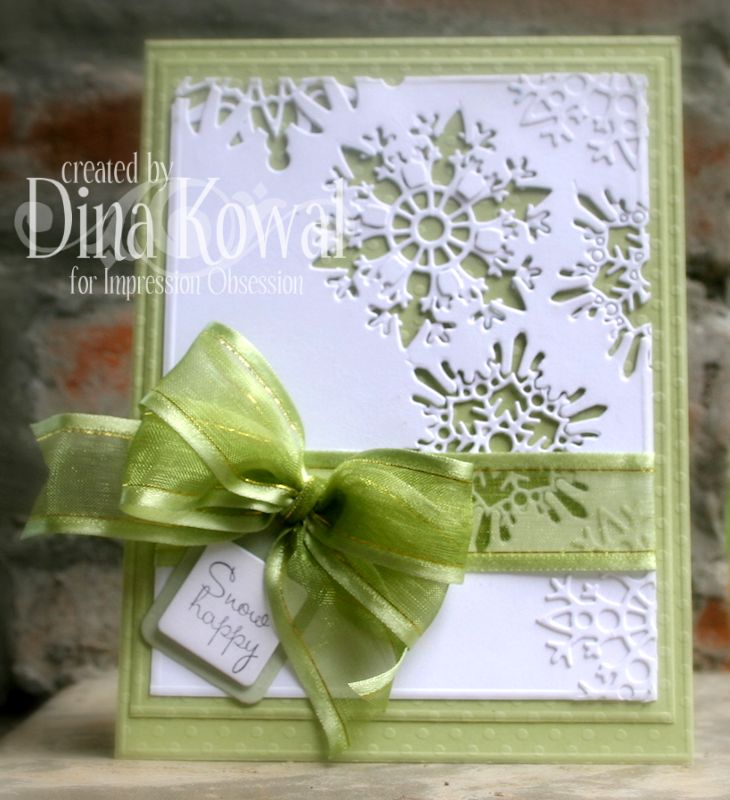 Dina Kowal Creative: Snowflake dies