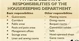 Winhaka: Identifying Housekeeping's Responsibilities