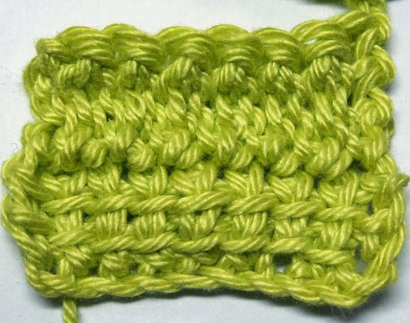 Mr. Micawber's Recipe for Happiness: Wide Linked Treble Crochet Tutorial