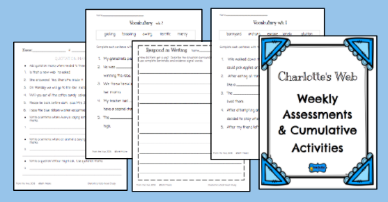 From The Hive: Charlotte's Web Novel Study