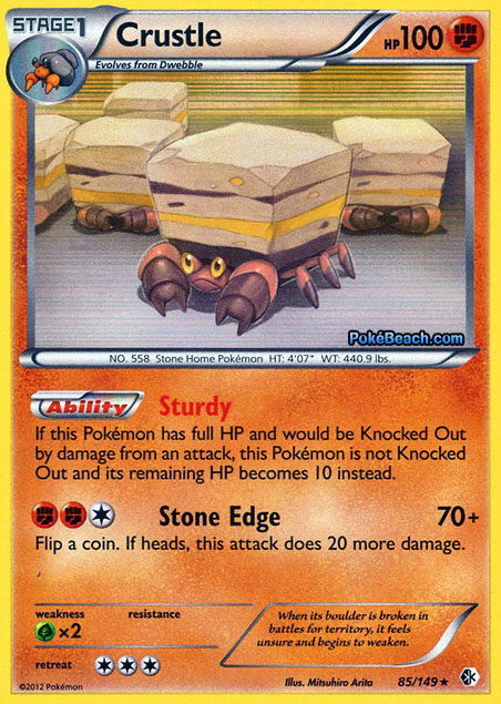 Crustle -- Boundaries Crossed Pokemon Card Review | PrimetimePokemon's Blog