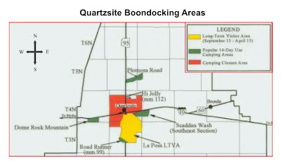 Me and My Dog ...and My RV: Quartzsite boondocking questions answered