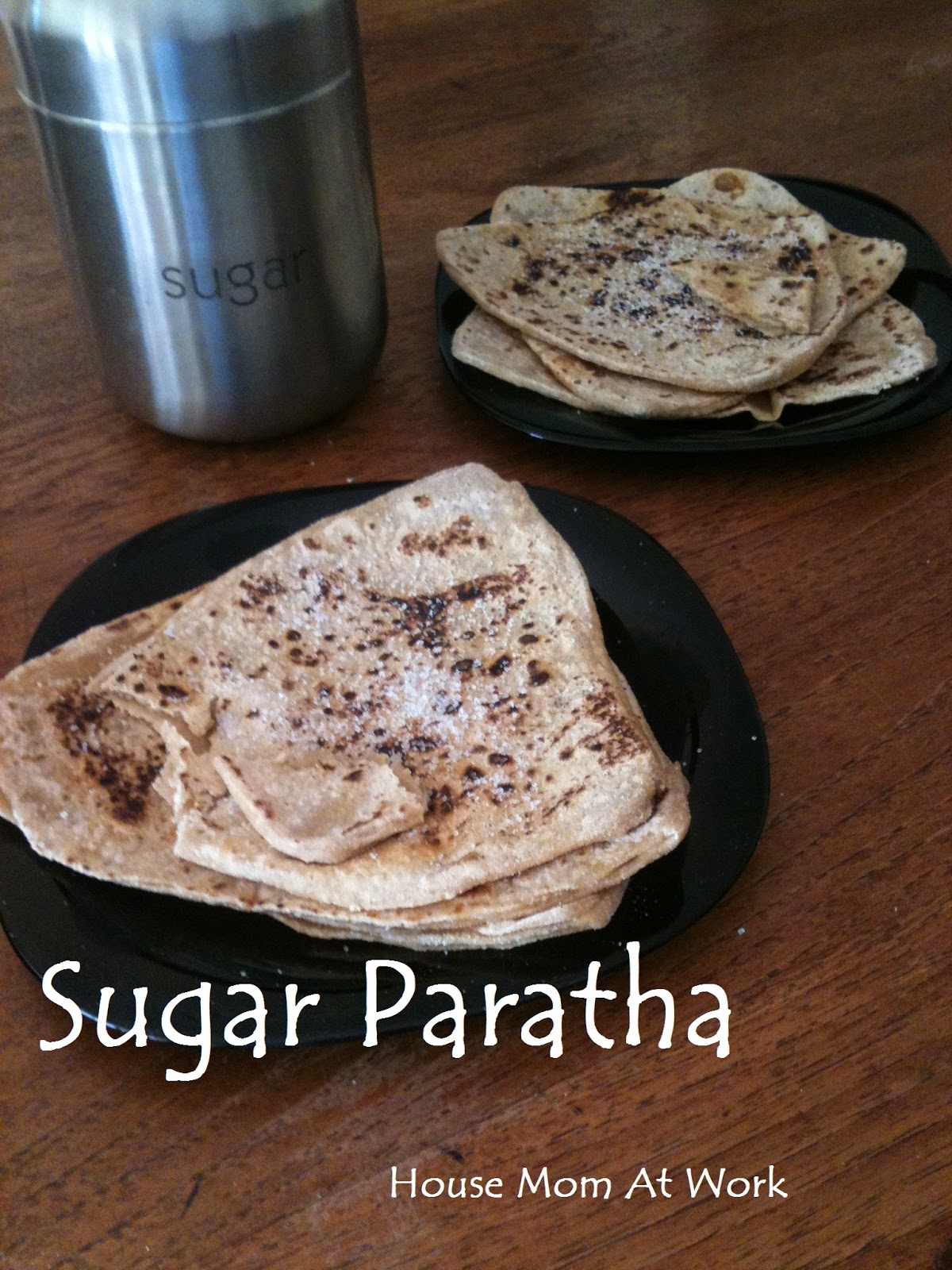 House Mom At Work: Triangle Sugar Paratha / Sweet Paratha/ Chini ka Paratha