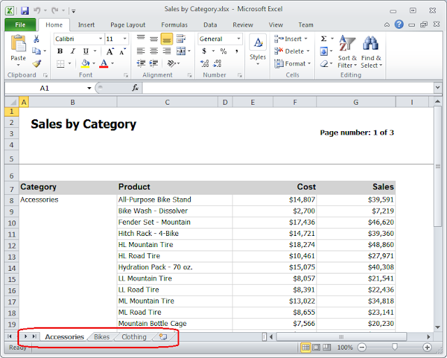 Naming Sheets In Excel