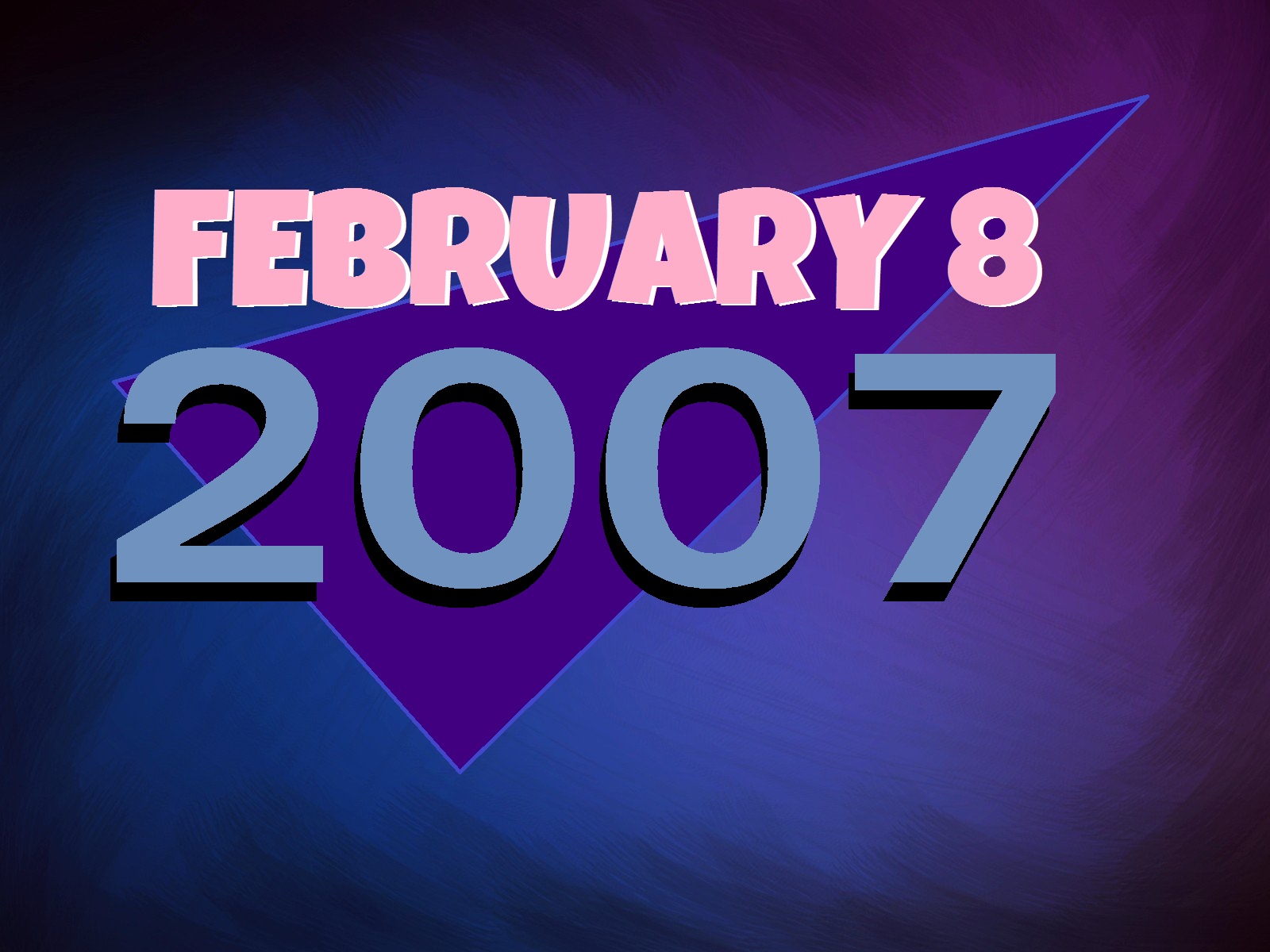A POP CULTURE ADDICT - IN REHAB: February 8, 2007