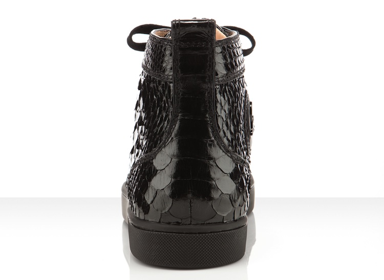R2G2 COLLECTION: Christian Louboutin Louis Python Crystal Sneakers