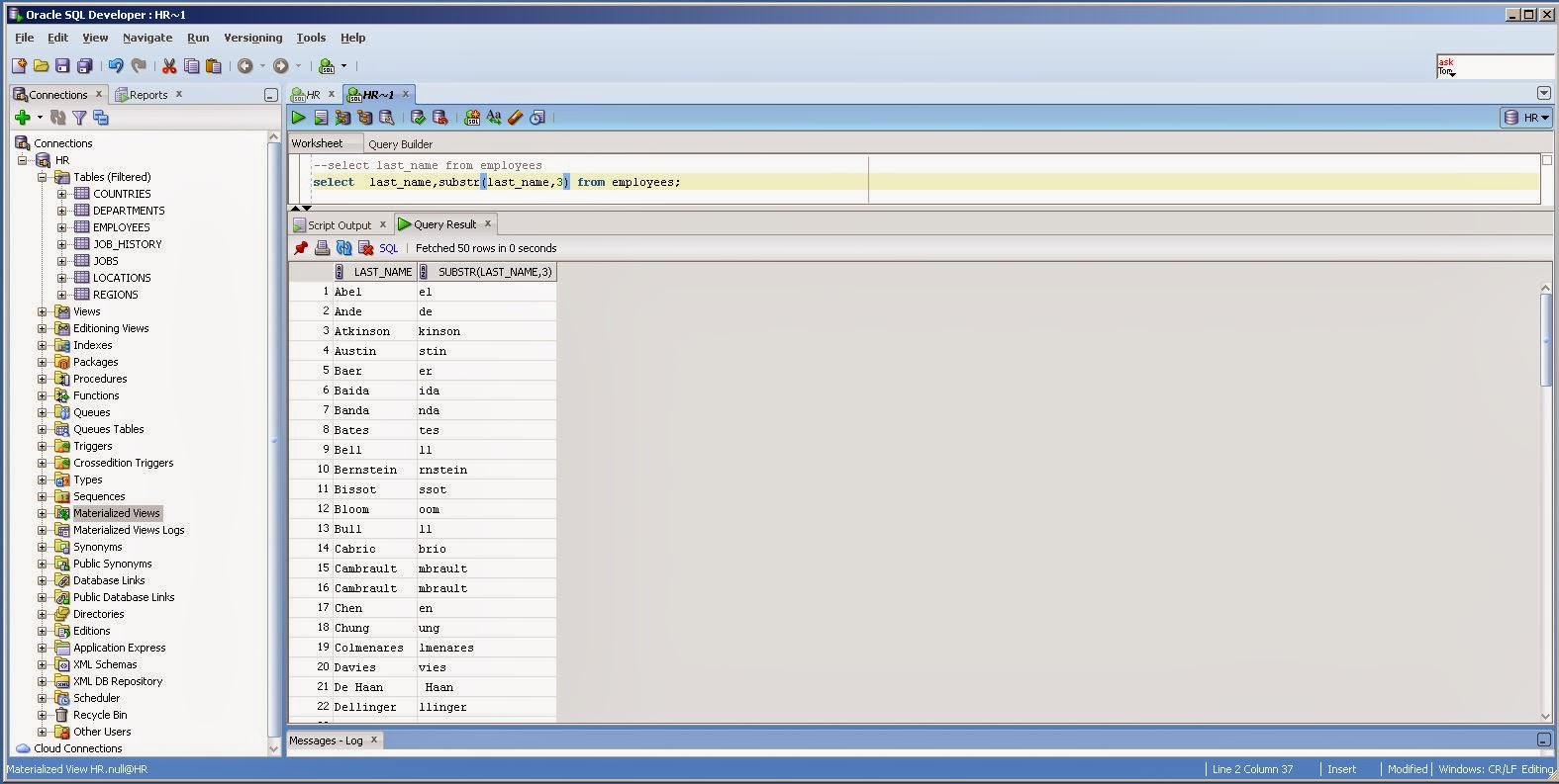 SQL,PL/SQL – Funkcje znakowe (UPPER, LOWER itd.)- Oracle 10/11 cz.7 ...