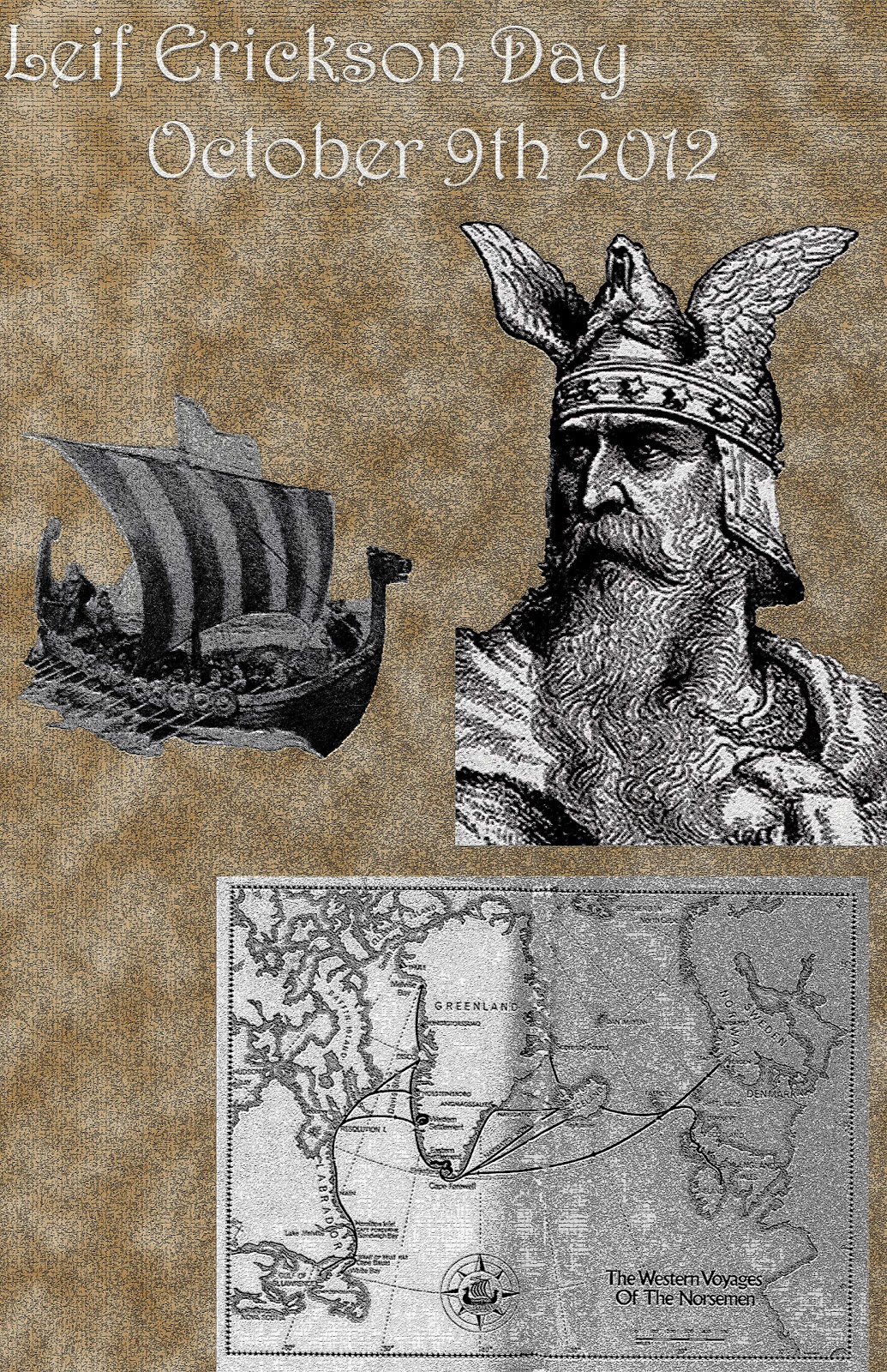 Ryan Blog: Leif Erikson day Poster