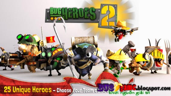 Tải game Bug Heroes 2 - game chiến đấu cùng những chú bọ