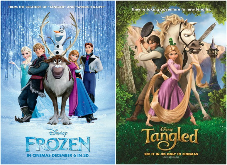 Tangled over Frozen