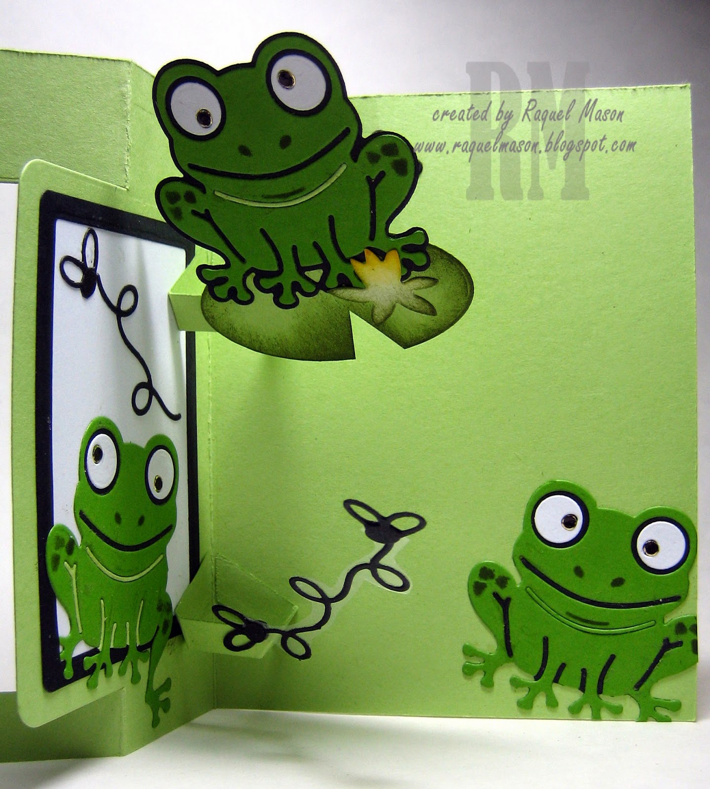 Raquel's Stampin' Blog: Pop It Ups Seank Peak - Rectangle Pull Card