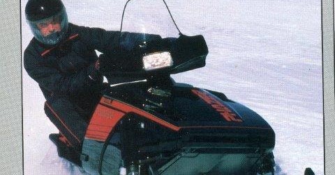 CLASSIC SNOWMOBILES OF THE PAST: 1988 YAMAHA PHAZER SNOWMOBILE