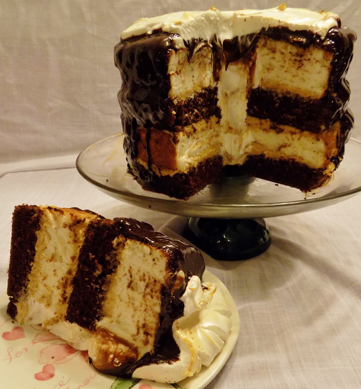 Heaven and Hell Cake