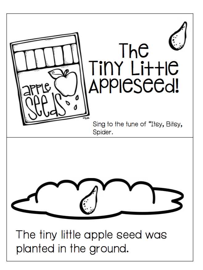 1st Grade Hip Hip Hooray!: Johnny Appleseed freebie mini books!!