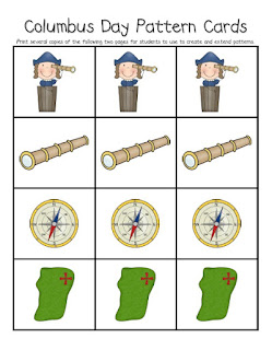 Lil Country Librarian: Columbus Day Mini Math and Literacy Unit and a ...