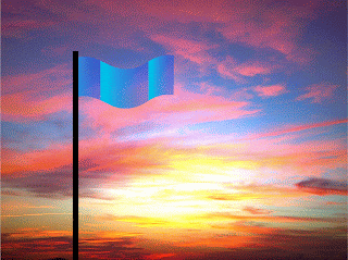 "piedra papel o tijera": Bandera