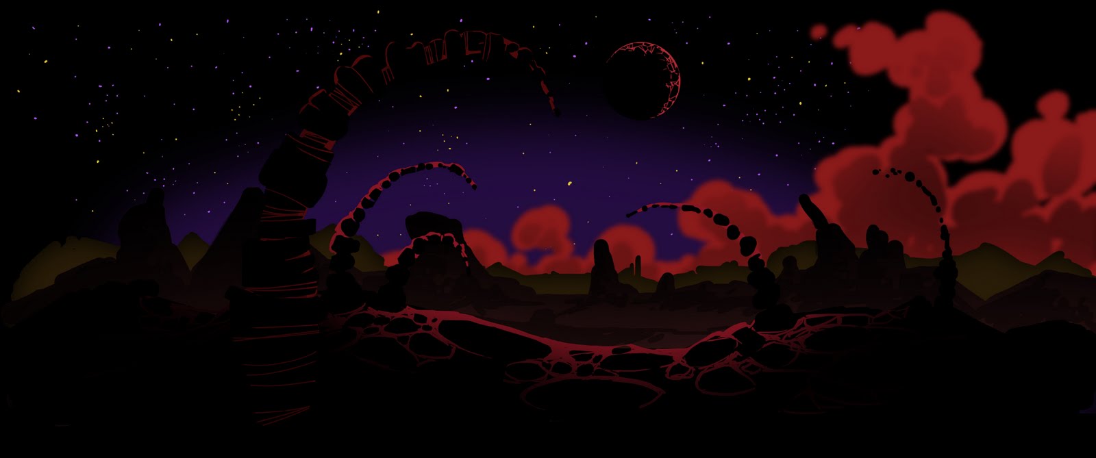 Art of Joshua Armstrong: The Art of DarkWorld