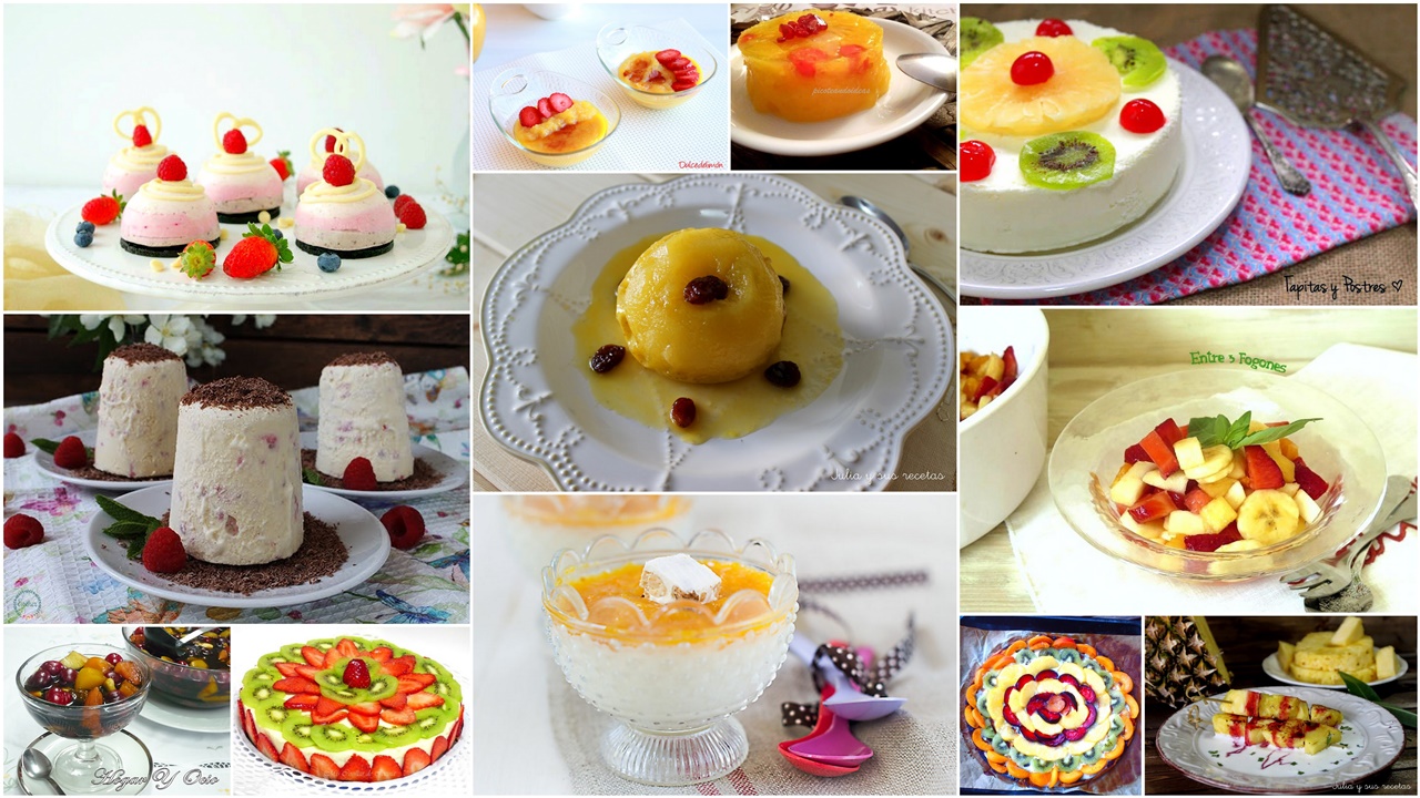JULIA Y SUS RECETAS: Postres fresquitos con fruta