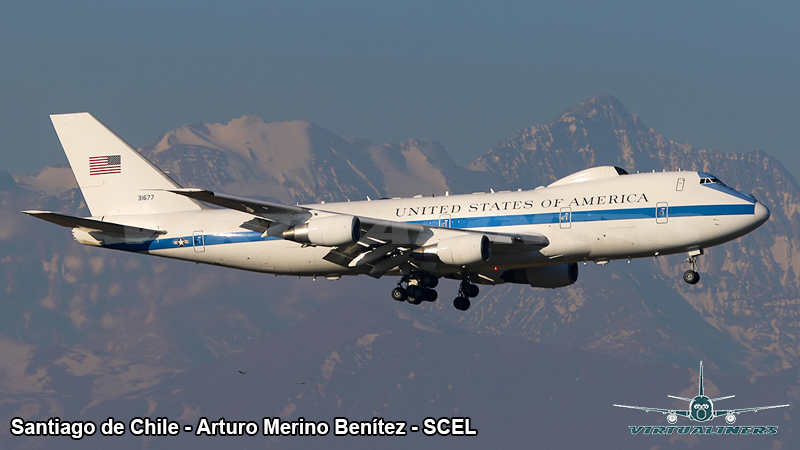 Virtualiners: Boeing E-4B "NightWatch" de visita en SCL