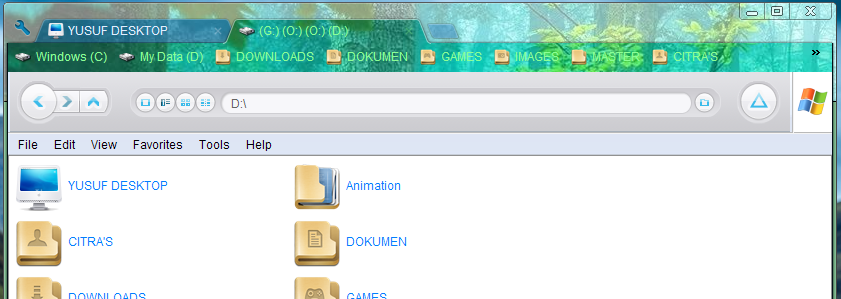 "CARA MEMASANG THEMA CLOVER"