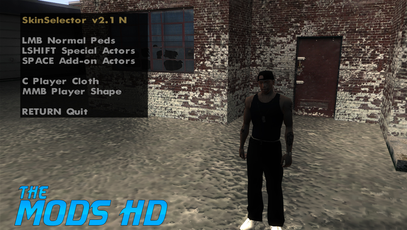GTA SA - Skin Selector v2.1N - THE MODS HD