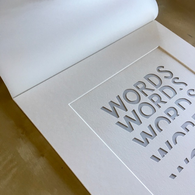 Paper Ponderings: Presenting Words