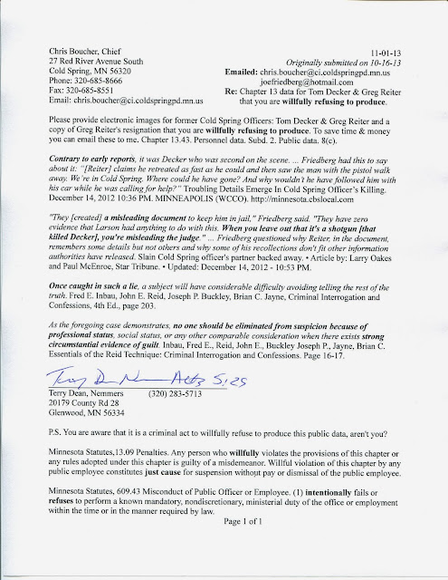 Lion News: Cover-Up In Officer Tom Decker Murder? Disloyal Partner Greg ...