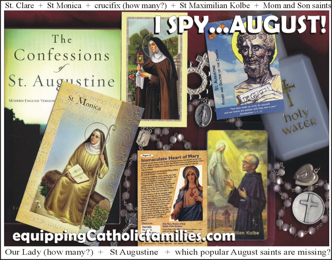 I Spy...August Saints! - Equipping Catholic Families