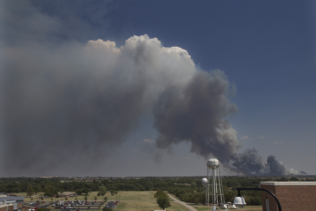 Jim LaDue view: Fires and intense updrafts in east Norman