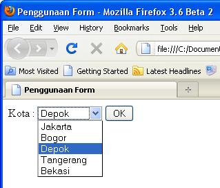 Computer & Networking: Penggunaan Form pada HTML