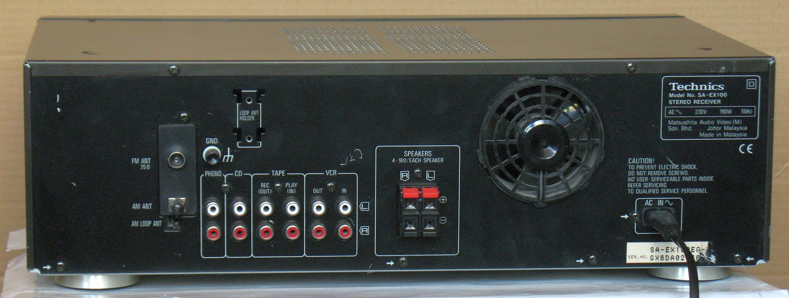 Technics SA-EX100 - Stereo Receiver | AudioBaza