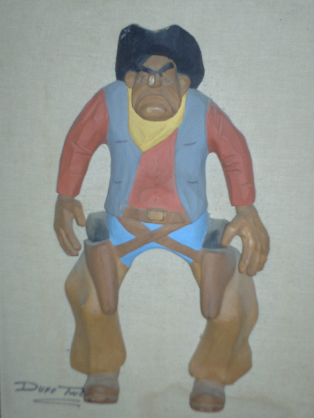 Duff Tweed Carvings: “Glendale Greg’s” Duffy Collection – Two Cowboys ...