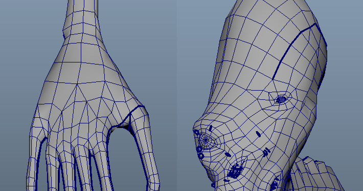 Games Art & Design - Work Blog: Character Art - Retopology and UV Mapping