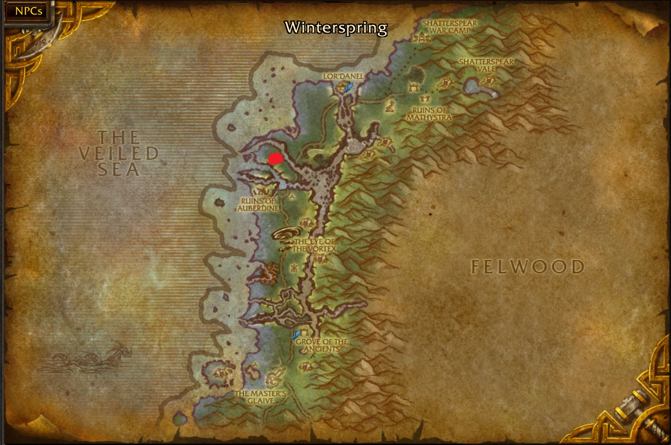 WoW Rare Spawns: Shadowclaw