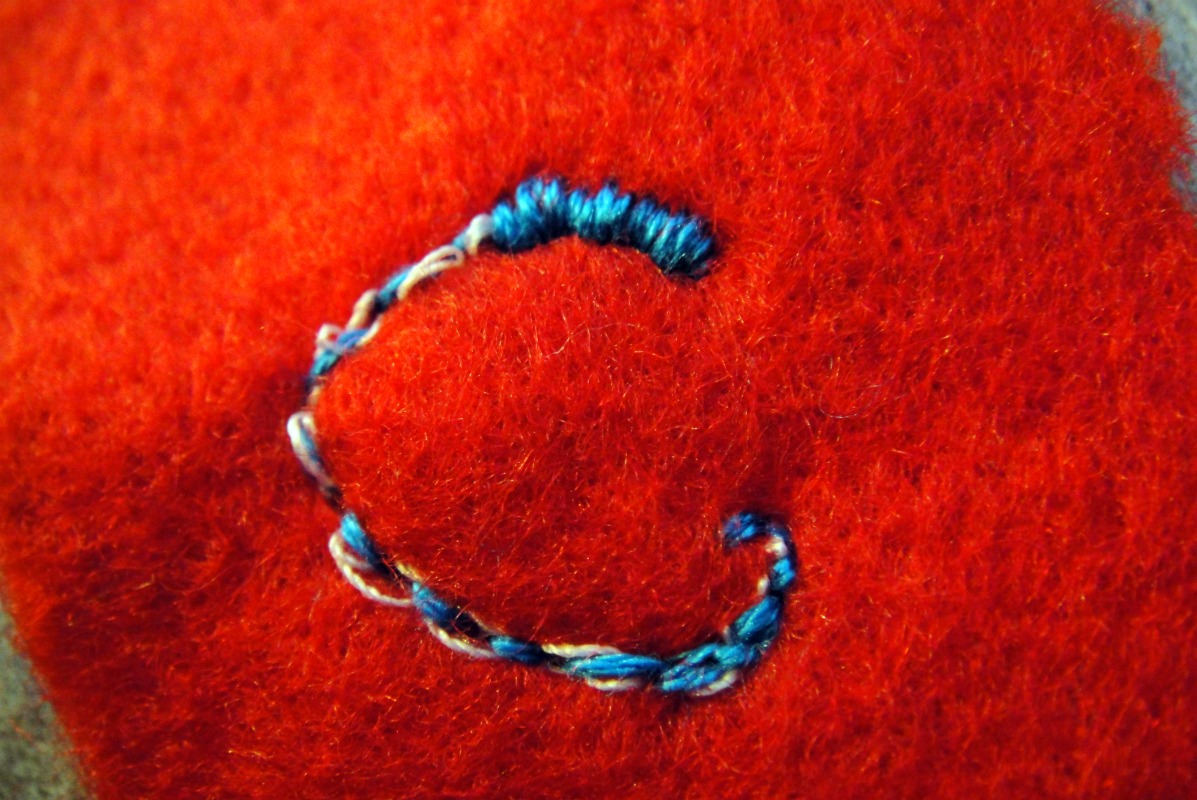 @ carlasdeleon: embroidered handwriting