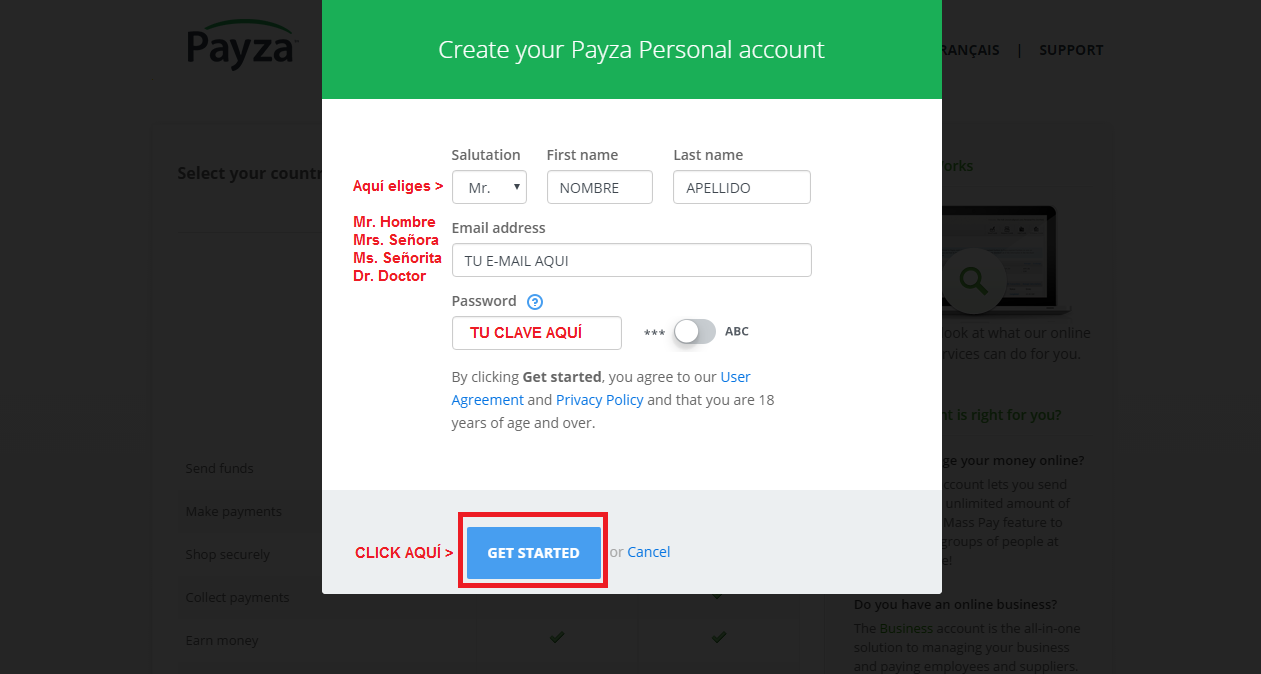 Payza Procesador de Pagos Online (e-Wallet) - EnDolares