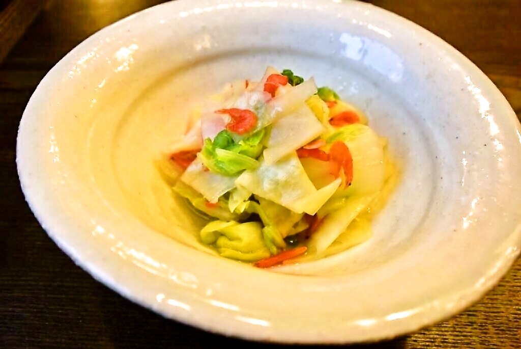 Recipes for Tom: Kyabetsu to hakusai no sakura ebi iri ohitashi ...