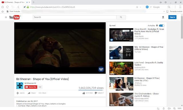 CARA PRINT VIDEO YOUTUBE DENGAN JAVASCRIPT ~ BlowKick