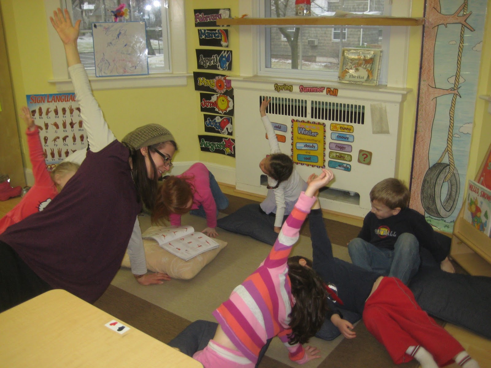 KinderGan Preschool - Pre- K class: "E" is for Exercise