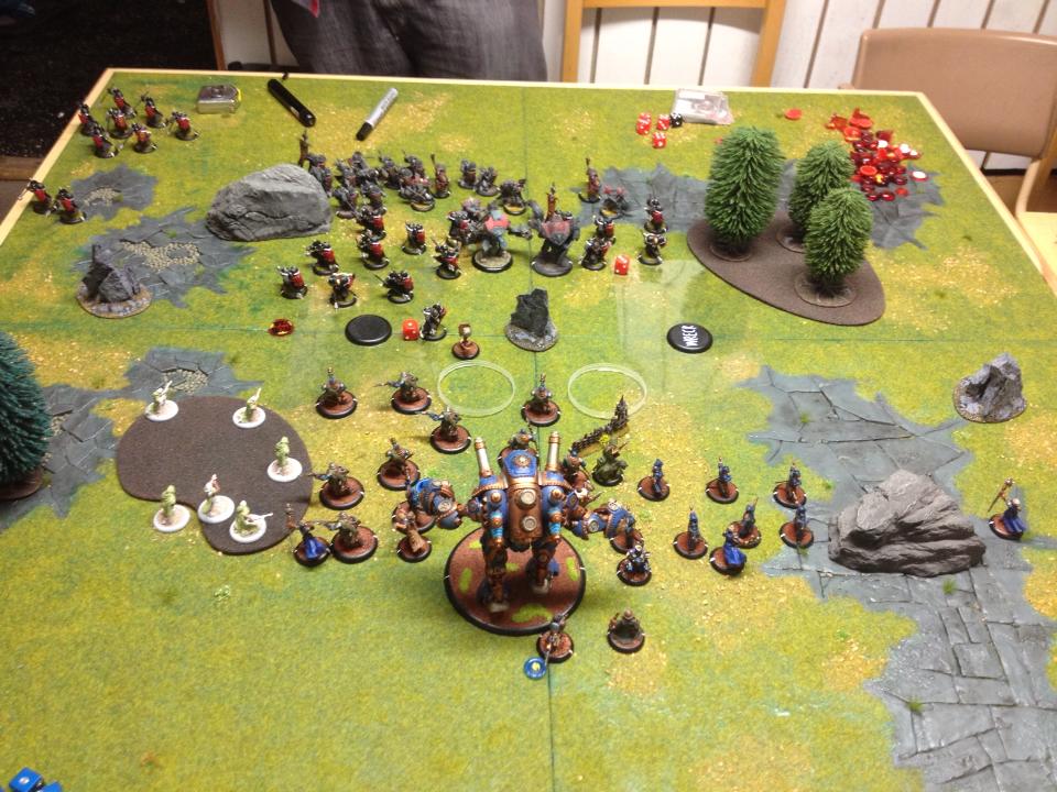 The Warmachine Project: Cygnar vs Khador (Siege vs pButcher tier 4 ...