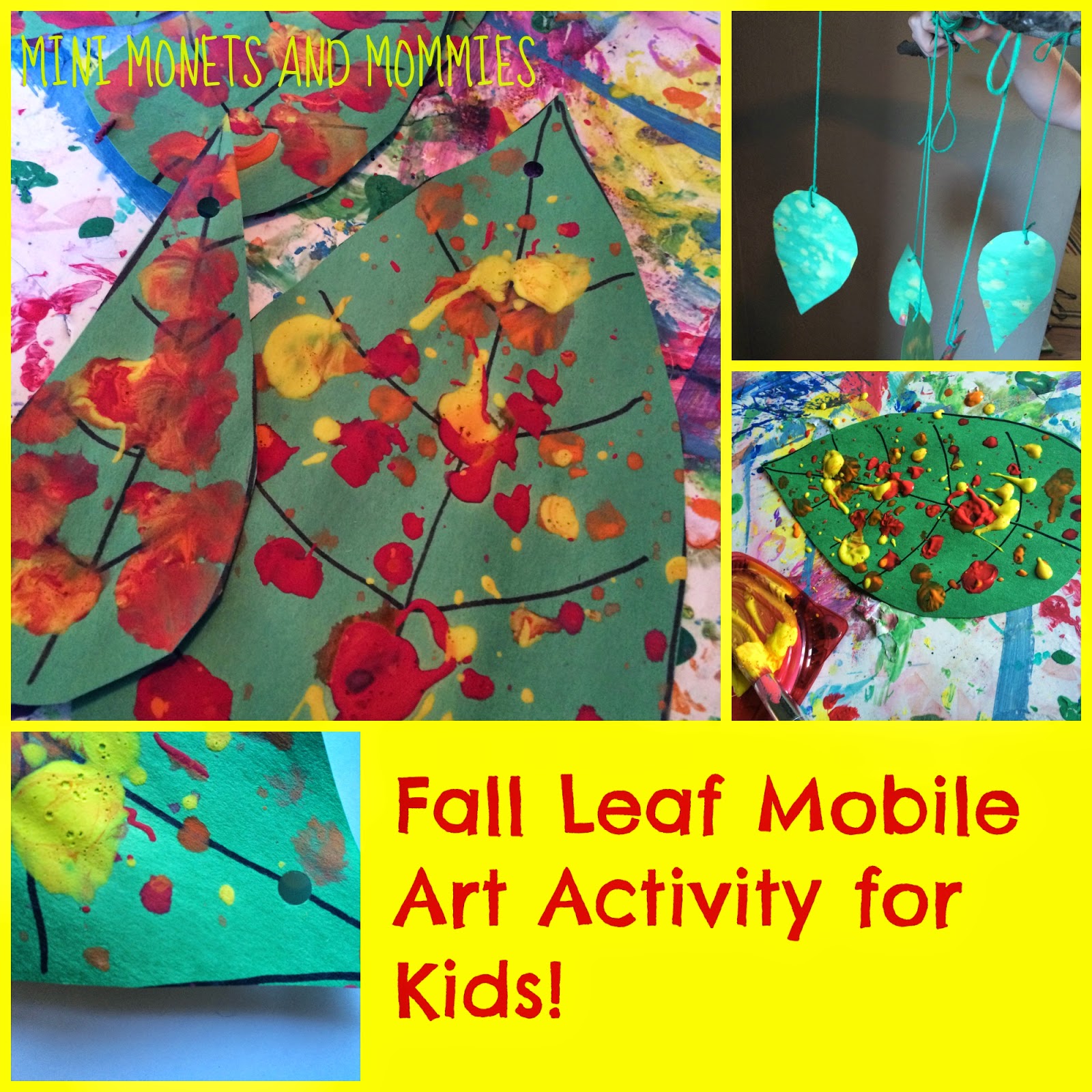 Mini Monets and Mommies: Fall Tree Pipe Cleaner Sculpture Art Activity