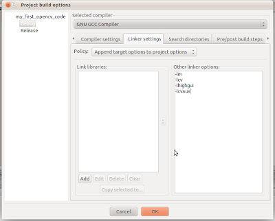 OpenCV Lover: Installing OpenCV with CodeBlocks IDE on Ubuntu